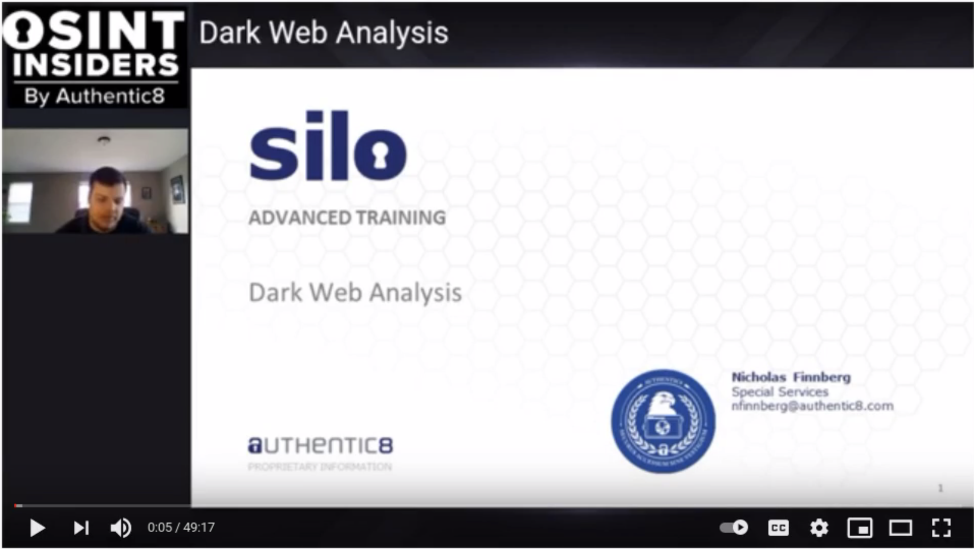 Dark Web Research OSINT On-Demand Webinar | Authentic8 Dark Web Research OSINT On-Demand Webinar | Authentic8